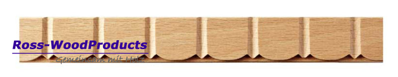 Schnitzleiste 25 x 6 mm, Buche roh Länge 2440 mm Perlstab,Schnitzleis ...